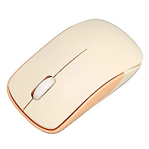 USB Keyboard Mouse, Gaming Keyboard Mouse 3 DPI 2.4G Wireless for Business (Tawny Mixed Color)