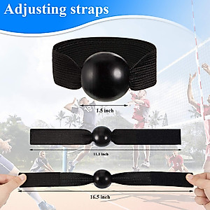 Skylety 4 Pieces Volleyball Training Technique Setting Aid Volleyball Equipment for Teaching Proper Hand Placement and Preventing Excessive Hand Contact (4 Straps and knobs)