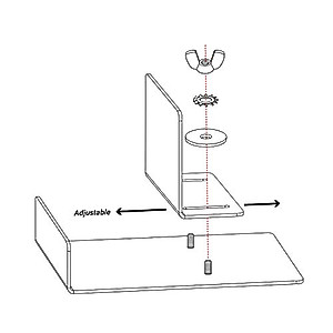 DIYE MBT-70 Stand for OneWheel/+/+XR Pint One Wheel Accessory Base Aluminum (Black)