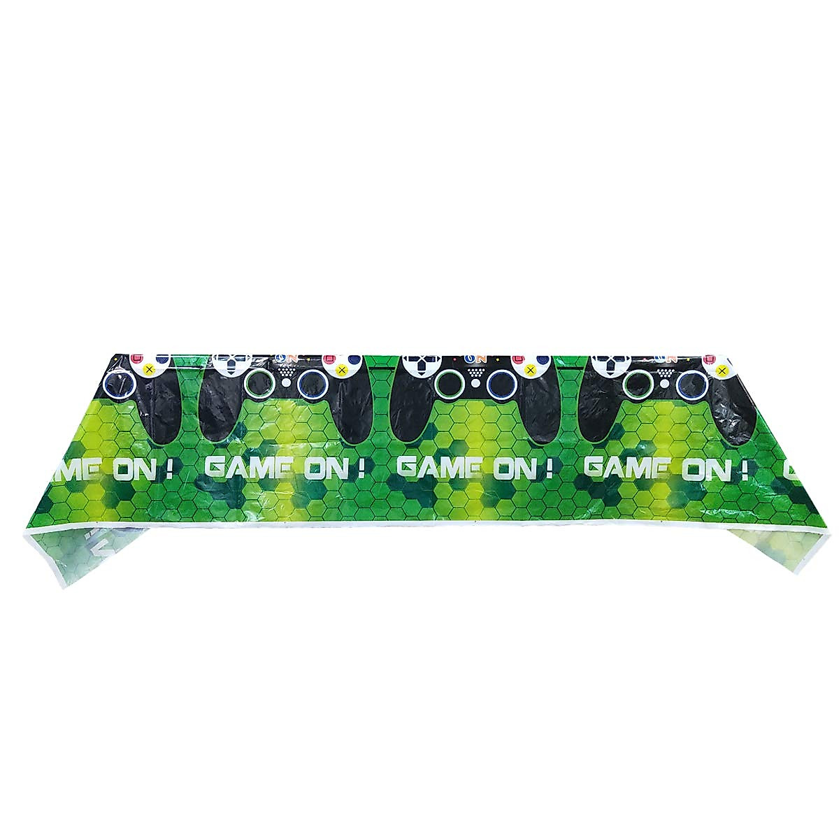 Video Games Party Tableware Supplies Set Including 20 pcs Plates, Table Cover and 20 pcs Napkins, Video Games Theme Party Baby Shower Birthday Decorations