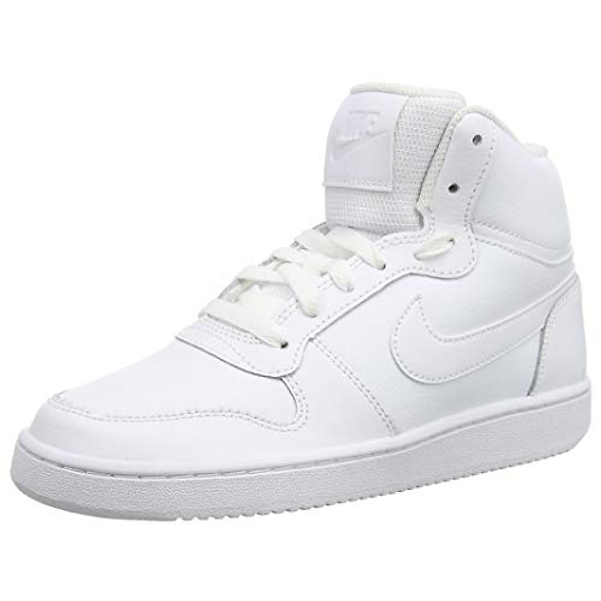 NIKE Women's Basketball Shoes, White White White 100, 8