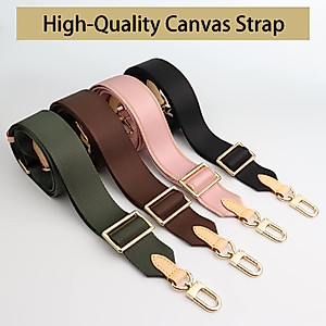 Multi Pochette Accessories Replacement Strap Crossbody Strap Adjustable Wide Canvas Strap for Shoulder Bags