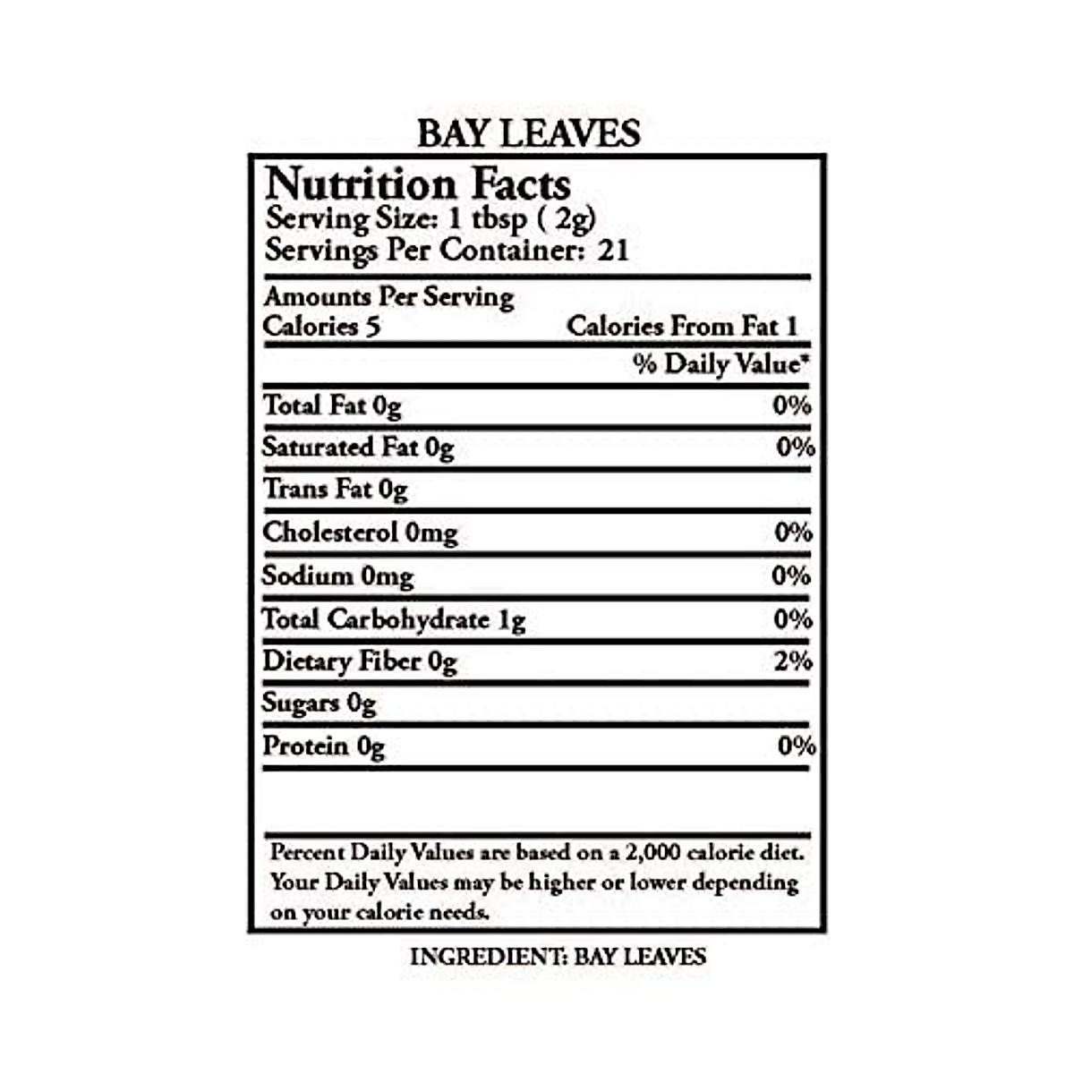 Regal Whole Bay Leaves Spice - Dried Bay Leaf Herb to Add Strong And Tangy Flavor to Your Dishes ( Laurel and Bay Leaves 1.5 oz Small Container for Cooking and Seasoning Needs)