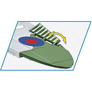 Cobi toys 342 Pcs 'Hc WWII /5725/ Supermarine Spitfire Mk.Vb