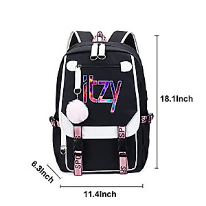YX&ST Kpop ITZY Backpack Merchandise, ITZY Laptop Backpacks and Casual Backpack