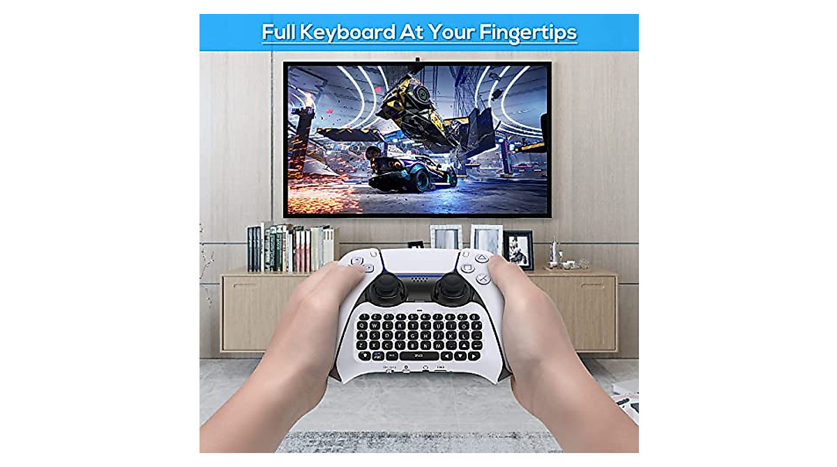 Controller Keyboard for PS5 – Portable Bluetooth Chatpad for Gaming