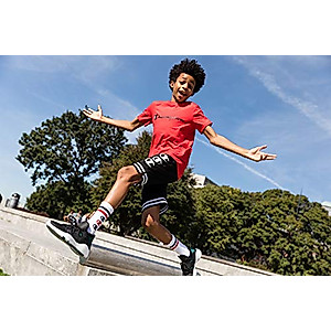 Champion Boys Shirt Performance Short Sleeve Tech Athletic Tee Shirt Top Kids Clothing - Great for Gym, Sports, and School (US, Alpha, Large, Regular, White)