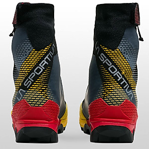 La Sportiva Mens Aequilibrium TOP GTX Mountaineering/Hiking Shoes, Black/Yellow, 10.5