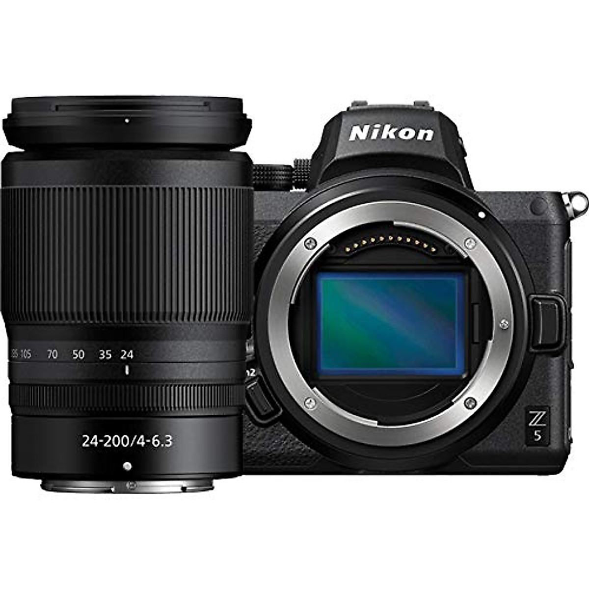 Nikon 1641 Z5 Full Frame Mirrorless Camera Body FX 4K + 24-200mm F4-6.3 VR Lens Kit - (Renewed)