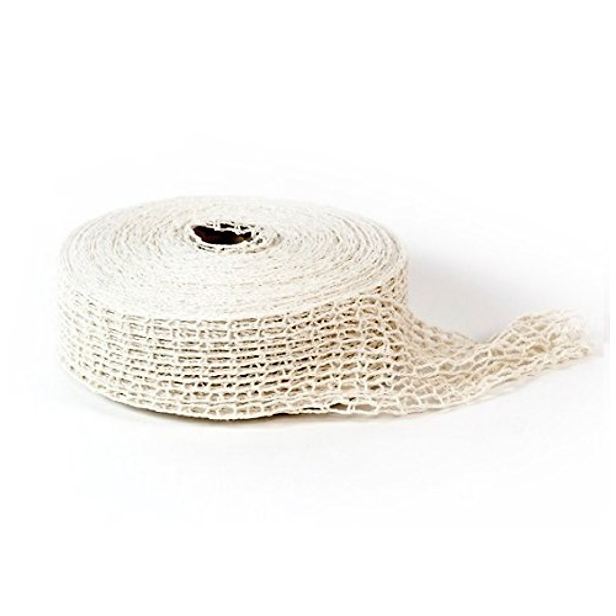 Zip Net 16C368-50, 16 3 Stitch Cotton Smoked Meat Poultry Ham Netting Roll, Butcher's Wrapping Net, Meat Tying Roll, 150-Feet Roll