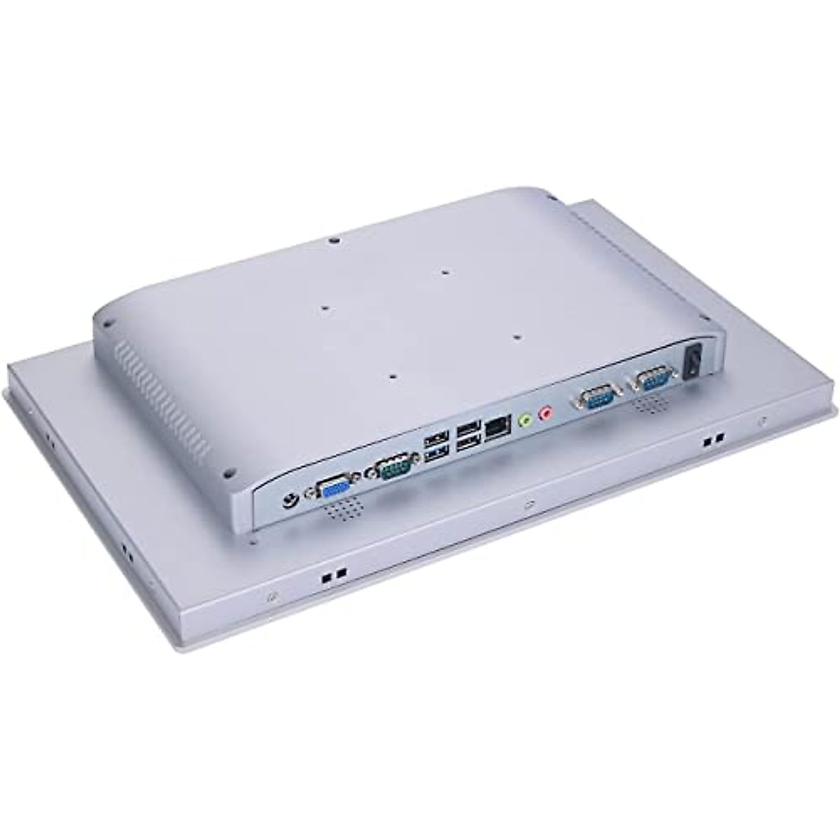 PARTAKER 15.6 Inch TFT LED Industrial Panel PC, All in One Touch Screen Desktop Computer, 10 Point Capacitive Touch Screen,Intel 4th Core I3, VGA HD LAN RS232 COM, 8GB Ram 128GB SSD