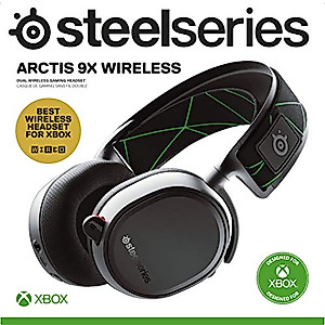 SteelSeries Arctis 9X Wireless Gaming Headset – Integrated-Xbox Wireless + Bluetooth – 20+ Hour Battery Life – for-Xbox One and Series X