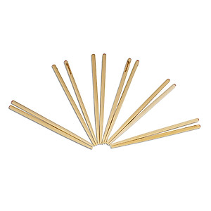 BambooMN Premium 5.9" - Mini Bamboo Chopsticks, Pocket Sized, Smaller Sized for Training, and Travel - 6 Pairs
