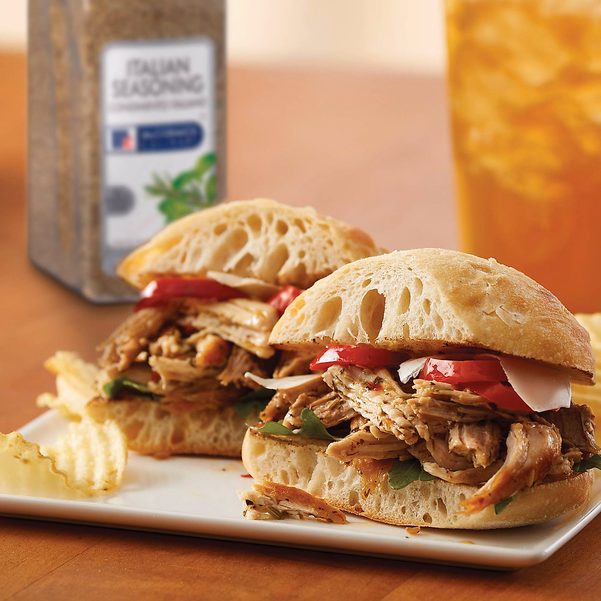 McCormick Culinary Italian Seasoning, 6.25 oz - One 6.25 Ounce Container of Italian Seasoning Blend for Mediterranean Cuisine, Perfect for Pasta Sauces, Meatballs, Pizza, Soups, Chicken and More