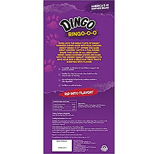 Dingo Ringo Rawhide Chew Treat 5 Count (Pack of 1)