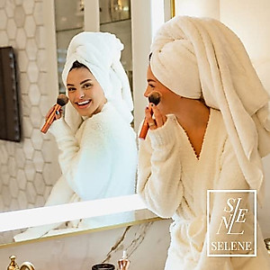 Selene Professional and Electric Makeup Brush Cleaner and Dryer Machine with Automatic Brush Spinner to Quickly Wash and Dry Cosmetic Brushes - Cleaning Tool for Makeup Brushes Set