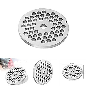Meat Grinder Crusher Mincer, Meat Grinder Plates #8 Meat Grinder Knife Plate Disc Knife (Small round hole 5mm)