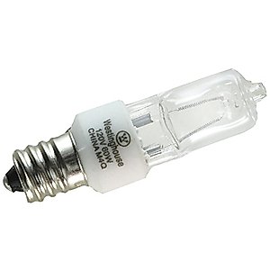 Westinghouse Clear Lighting 0624500, 60w T3 Incandescent Single-End Xenon Krypton E12 (Candelabra) Base, 120v, 1 Count (Pack of 1)