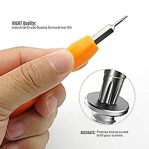 Doorbell Screwdriver Replacement,TEKPREM Screwdriver for Doorbell Battery Change & Wifi Password Reset Access, Fit for Most Doorbells include Video Doorbell, Video Doorbell 2, Pro and Elite