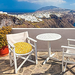 HomeMiYN Round Seat Patio Cushion Floor Pillow Cushion Round Chair Cushion Outdoor Seat Pads for Sitting Meditation Yoga Living Room Sofa Balcony 15 inch