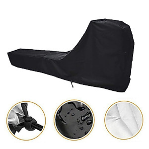 NIRWA Rowing Machine Cover | Oxford Fitness Equipment Protective Covers Waterproof | Tear and UV Resistant Rowing Machine Cover Protects from Dust Debris and Splashing Water