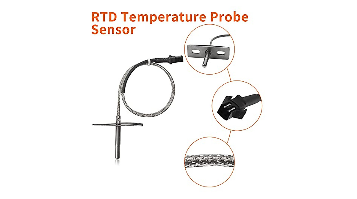 Replacement RTD Temperature Probe for Pit Boss Smokers | Accurate & Durable