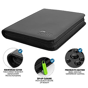 Toploader Binder, Trading Card Binder Storage, 252 9 Pocket Top Loader Binder, Pokemon Binder, Card Collection Binder, Yugioh Cards Binder, MTG Card Binder, TCG Binder, Card Folders for Trading Cards