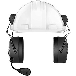Sena Tufftalk M, Earmuff with Long-Range Mesh Communication (Hard Hat), TUFFTALK-M-02 Black