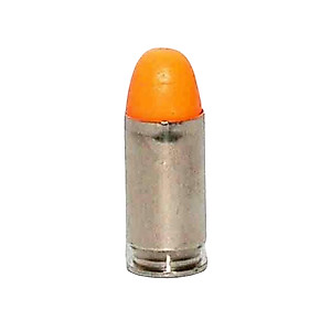 ST Action Pro Pack Of 10 Inert .45 ACP Automatic Colt Pistol Orange Safety Trainer Cartridge Dummy Ammunition Ammo Shell Rounds with Nickel Case