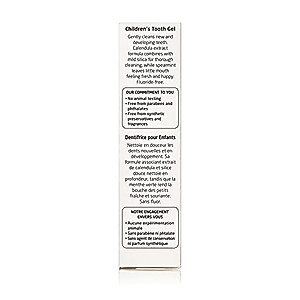 Weleda Oral Care Childrens Tooth Gel, 1.7 Fluid Ounce, Fluoride Free, Spearmint Flavor, Plant Rich Toothpaste with Calendula, Silica and Fennel