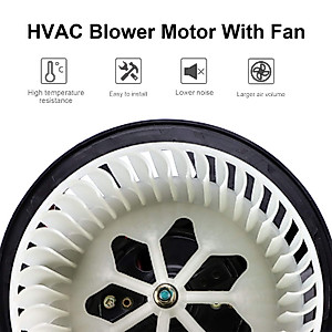 HVAC Blower Motor with Fan Cage - Replaces 64119227670, 75896, PM9354, 700218, Fit for BMW 325i, 325xi, 330i, 330xi, 2007-2013 BMW 328i, 335i 2006, Fit for BMW 328xi, 335xi 2007-2008
