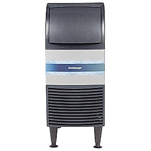 Scotsman CU0415MA-1 Essential Ice Cube-Style Ice Maker with Bin, Stainless Steel, 115-Volts, Gray Stainless Steel