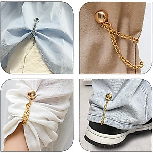 Multi-Function Magnetic Clothing Clips, Magnetic Shirt Clips for Women Clothing, T-Shirt Shortening Magnetic Closure for Cinch T-Shirt Hems, Collar, Pants Hems (8 Pack)