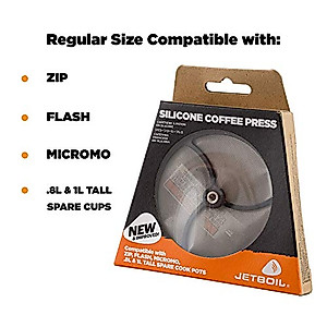 Jetboil Silicone French Press Coffee Maker Camping Stoves, Regular