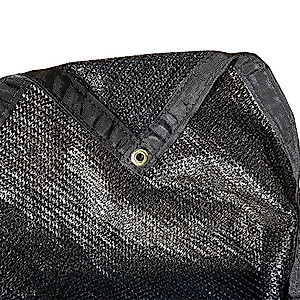 Xtarps - 6' x 10' - 60% Light Weight Shade Cloth, Sun Shade, Shade sail, Black Color