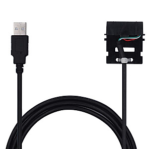 Aimtobest PMKN4010 PMKN4010B USB Programming Cable Compatible for Motorola XPR5550 XPR4550 XPR4350 XPR5350 XPR8300 XPR4300 XPR4500 DR3000 XiR M8268 (Rear Connection)