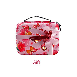 LIRUNQIU Diamond Painting Storage Containers, 30 Slots Diamond Art Accessories and Tools Kits Storage Box(Pink)