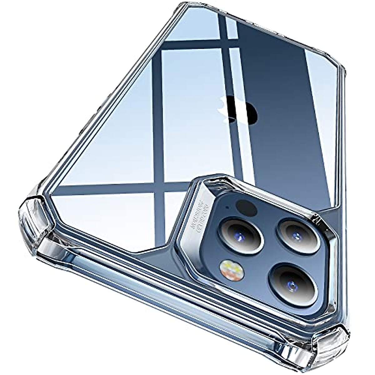 ESR for iPhone 12 Pro Max Phone Case, Military-Grade Protection, Shock-Absorbing Corners, Scratch- and Yellowing-Resistant Hard Back, Phone Case for iPhone 12 Pro Max, Air Armor Case, Clear