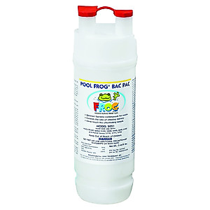3 Pool FROG Bac Pacs prefilled with 2.2 lbs. of Trichlor, Replacement Chlorine Cartridges, for use with Pool FROG Model 5400 and Pool FROG Model 6100, Pool Sanitizer