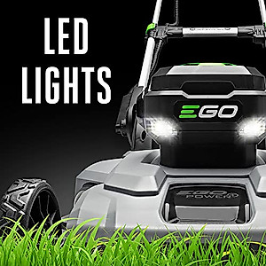 EGO Power+ LM2142SP 21-Inch 56-Volt Lithium-Ion Cordless Electric Dual-Port Walk Behind Self Propelled Lawn Mower with Two 5.0 Ah Batteries & Charger Included