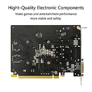 QTHREE NVIDIA GT 1030 2GB GDDR5 Graphics Card,64 Bit,DVI-D,HDMI,Desktop Gaming Video Card for PC,Computer GPU,PCI Express x4,DirectX 12,Support 4K