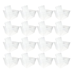 Sterilite 56 Quart Clear Plastic Utility Storage Organization Container Box with Latching Lid (16 Pack)