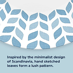 Corelle Global Collection Vitrelle 6-Piece Dinner Plate Set, Triple Layer Recycled Glass, Lightweight Eco-Friendly Round 10-1/4-Inch Plates Set, Northern Pines