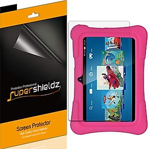 Supershieldz (3 Pack) Designed for Dragon Touch Y88X Pro and Y88X Plus Kids Tablet (7 inch) Screen Protector, High Definition Clear Shield (PET)