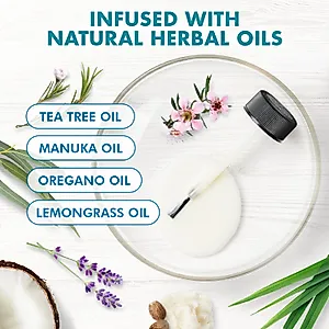 Ebanel Athlete's Foot Fungus Treatment Extra Strength, Antifungal Cream with Miconazole, Undecylenic Acid, Tea Tree Oil, Treats Skin Fungi Leading to Toenail Fungus, Promotes Healthy New Nail Growth