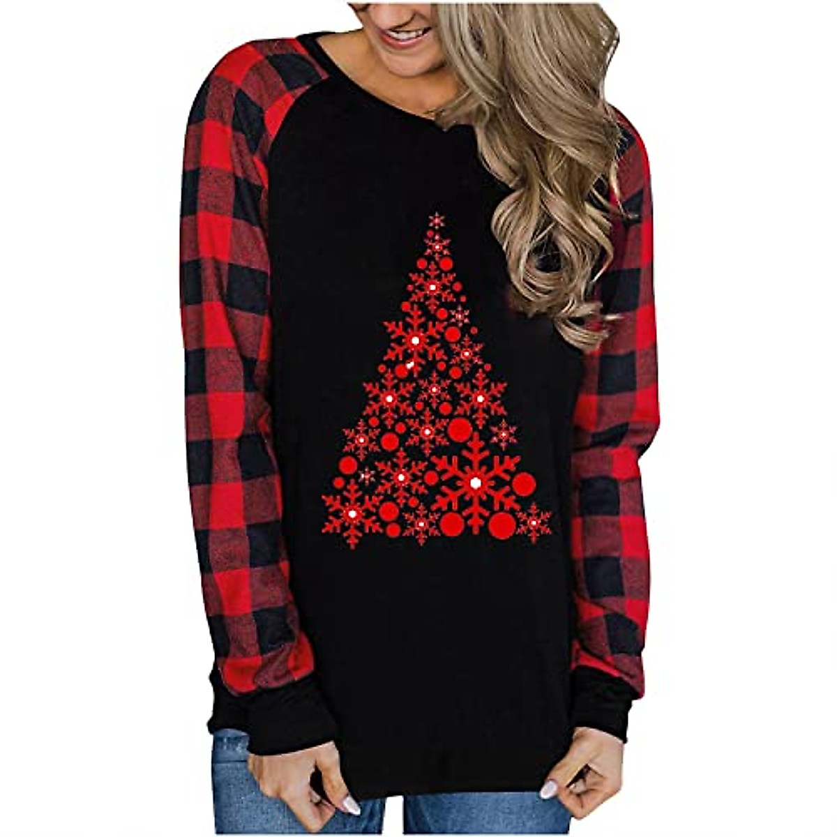 Christmas Tshirts Shirts for Women Holiday Teacher Outfits for Women Santa Costume Outfit Women Christmas Stocking Stuffers