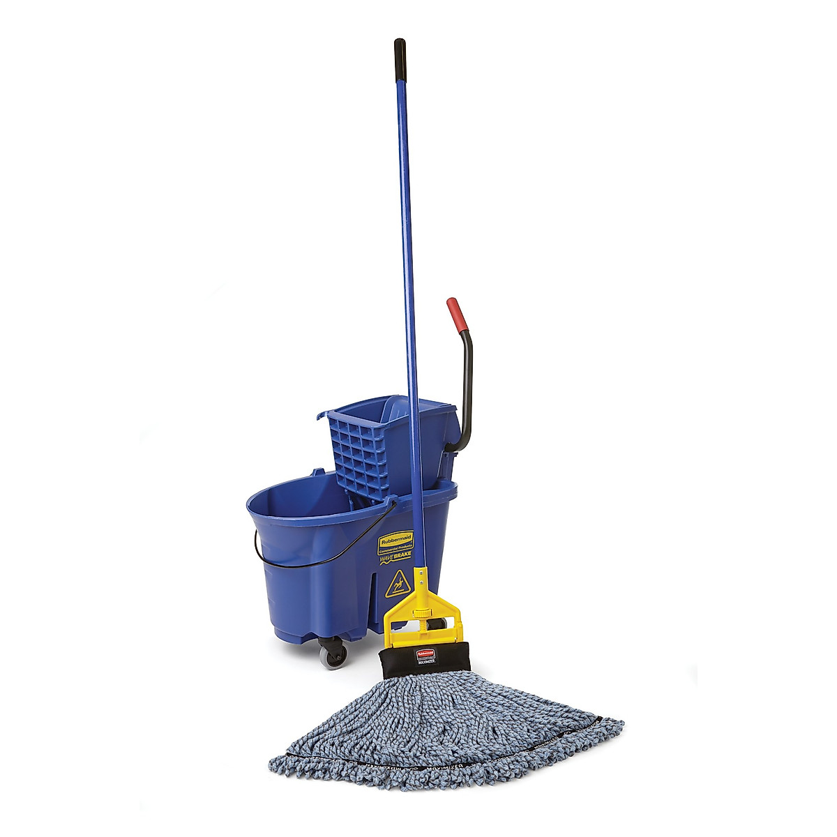 Rubbermaid Commercial 1924786 Maximizer Mop Head, Blend, Medium, Blue