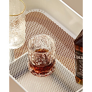 3 Tier Mesh Utility Cart, Rolling Metal Organization Cart with Handle and Lockable Wheels, Multifunctional Storage Shelves for Kitchen Living Room Office by Pipishell White