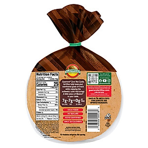 Mission Guerrero Zero Carb 0g Net Carbs - Keto Certified - 4.5" Street Taco - 14 Count, 8.89 oz. - Keto Friendly Low Carb Tortillas Variety Pack - 8 Packs