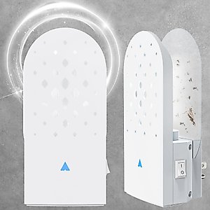 Stingmon Fruit Fly Traps for Indoors, Plug-in Fly Trap Indoor with UV Light, Flying Insect Trap Mosquito Catcher Killer for Gnat, Moth, Flies with 5 Pcs Glue Boards